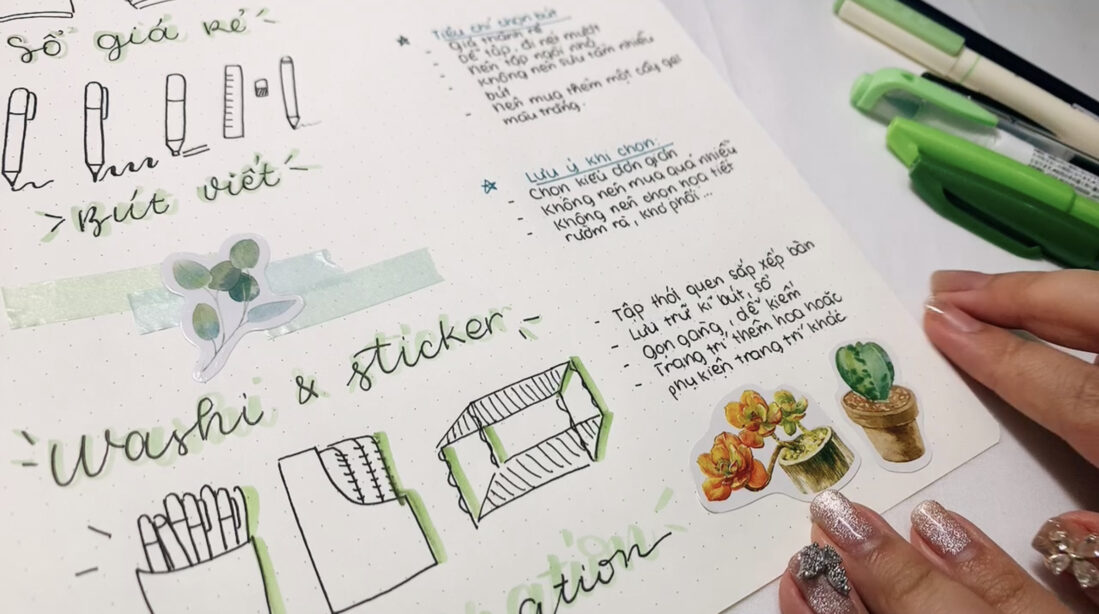 Cách viết Calligraphy đơn giản nhất cho người mới bắt đầu - Sổ Klong